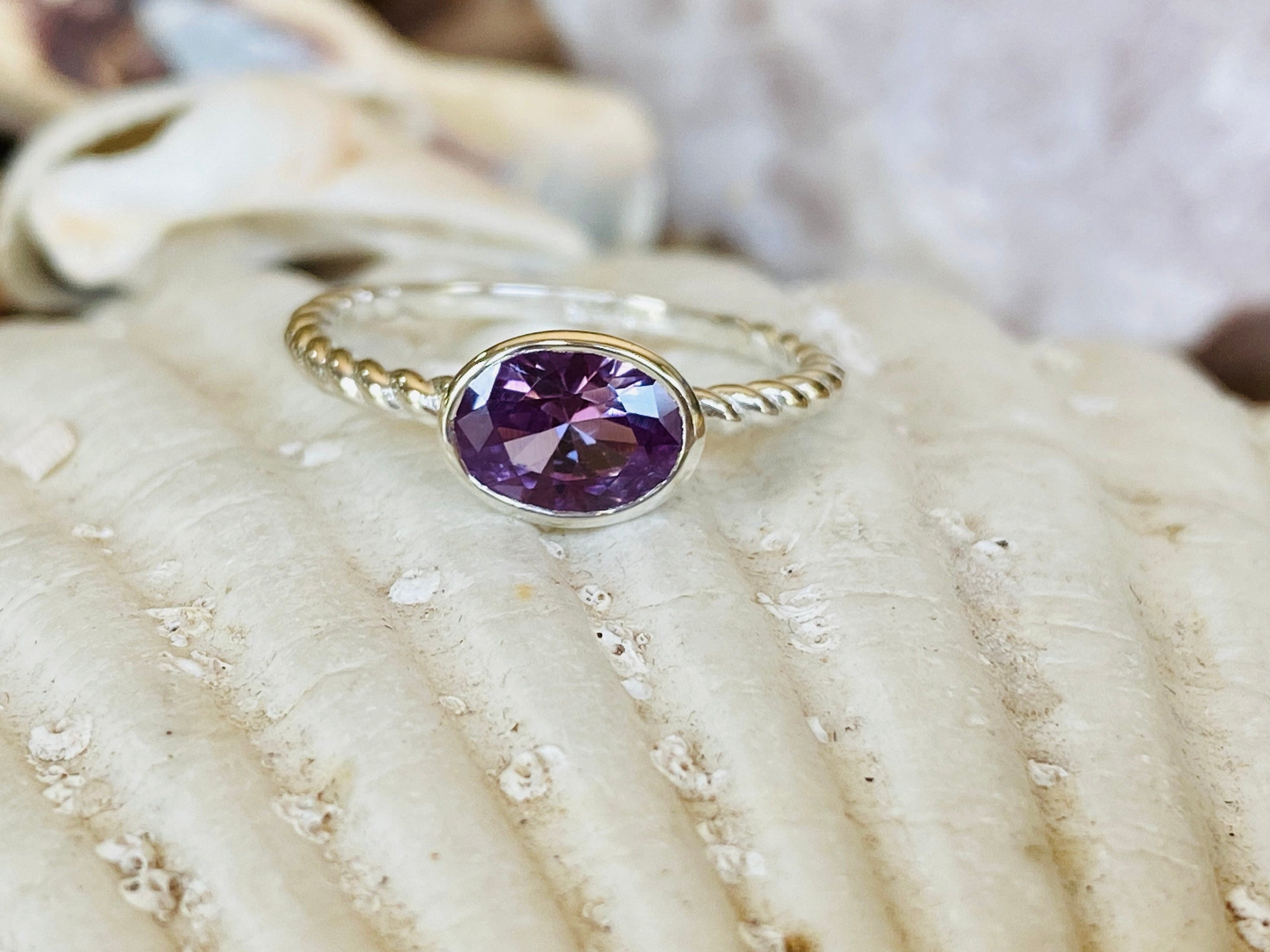 Oval Alexandrite Bezel Ring Alexandrite Ring – Scott Bonomo Diamond Setting